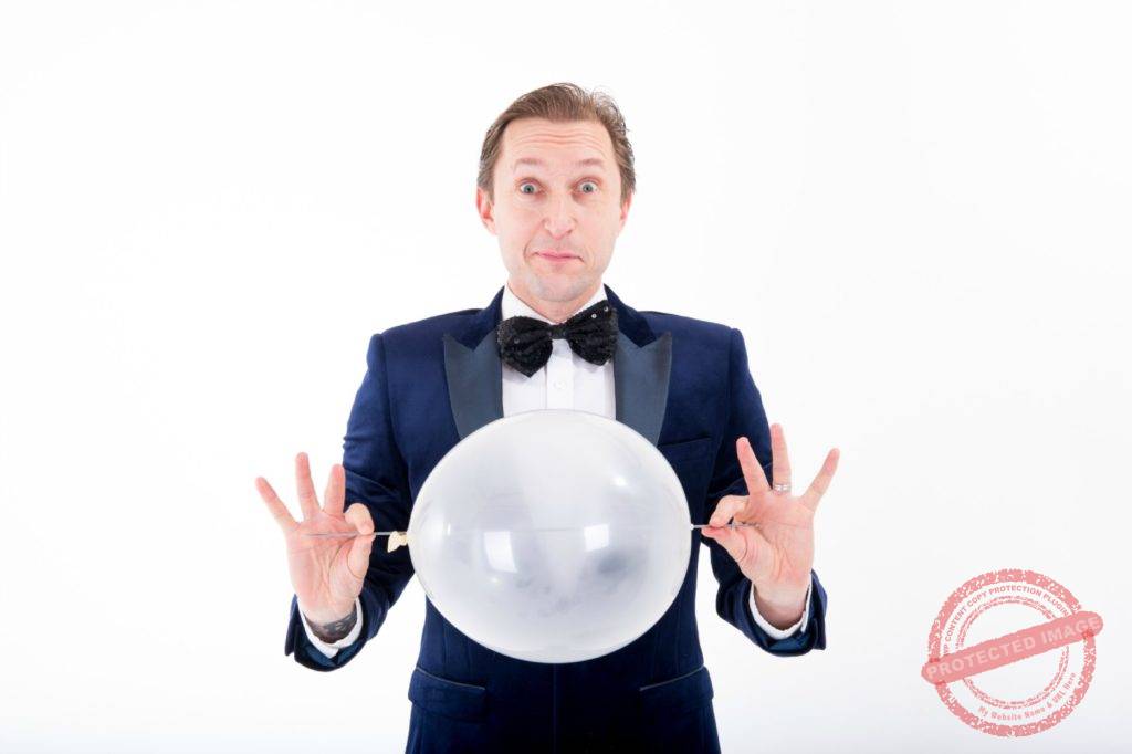 Ritchie Childrens Entertainer With White Balloon First & Foremost ...